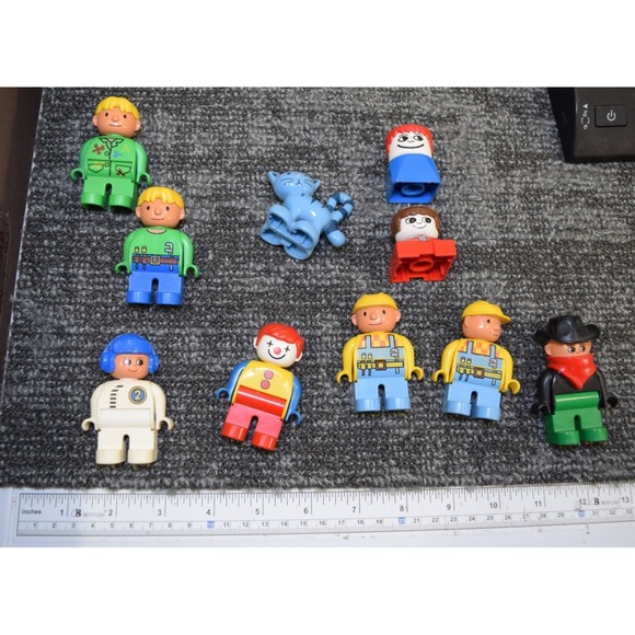 Lego | Toys | Lego Duplo Figures Lot Astronaut Pilot Clown Cowboy Bob ...